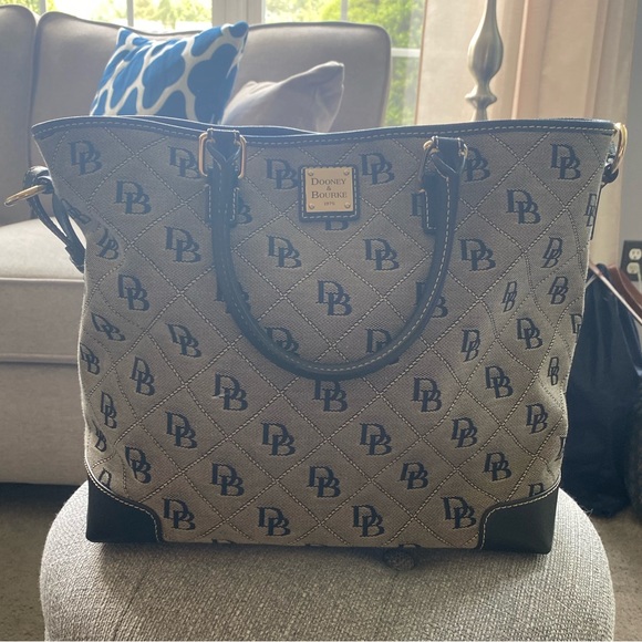 Dooney & Bourke | Bags | Dooney Bourke Logo Tote | Poshmark